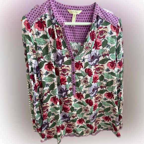 Matilda Jane | Tops | Matilda Jane Purple Flower Shirt | Poshmark